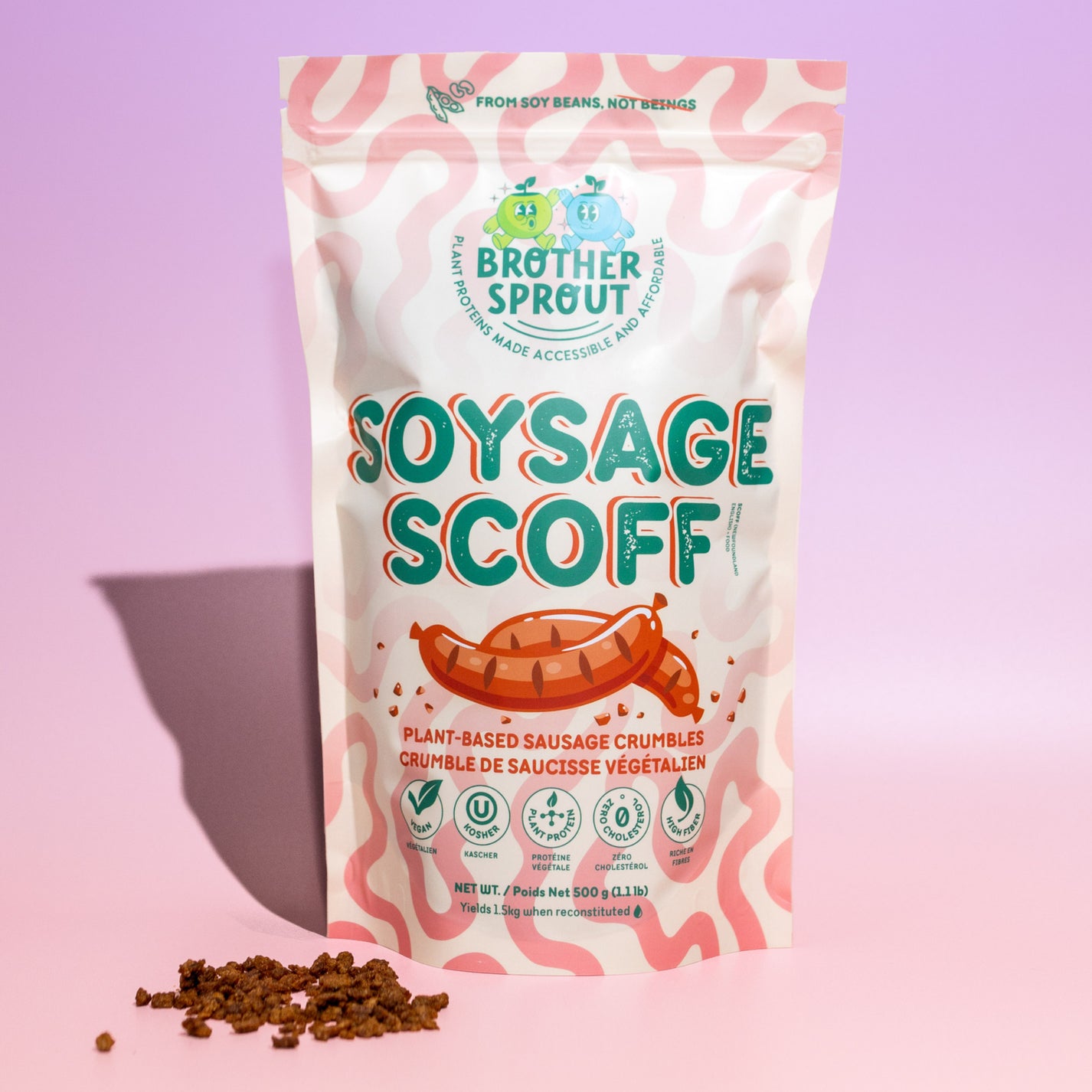 Soysage Scoff – Brother Sprout
